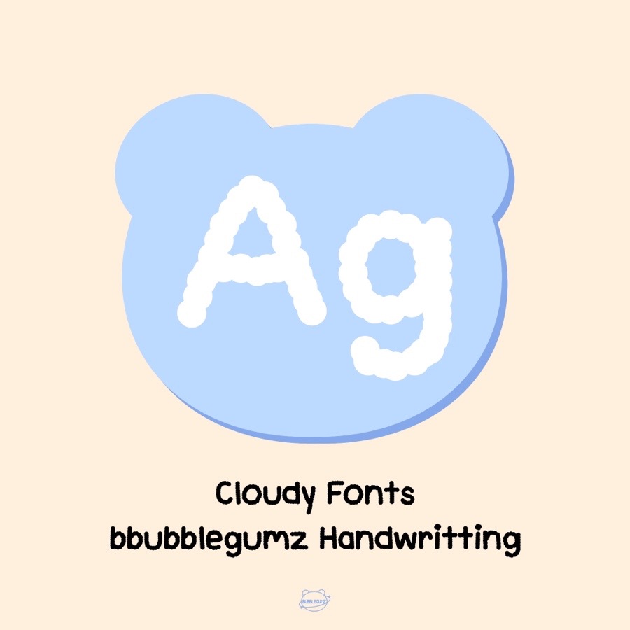 Cloudy Fonts