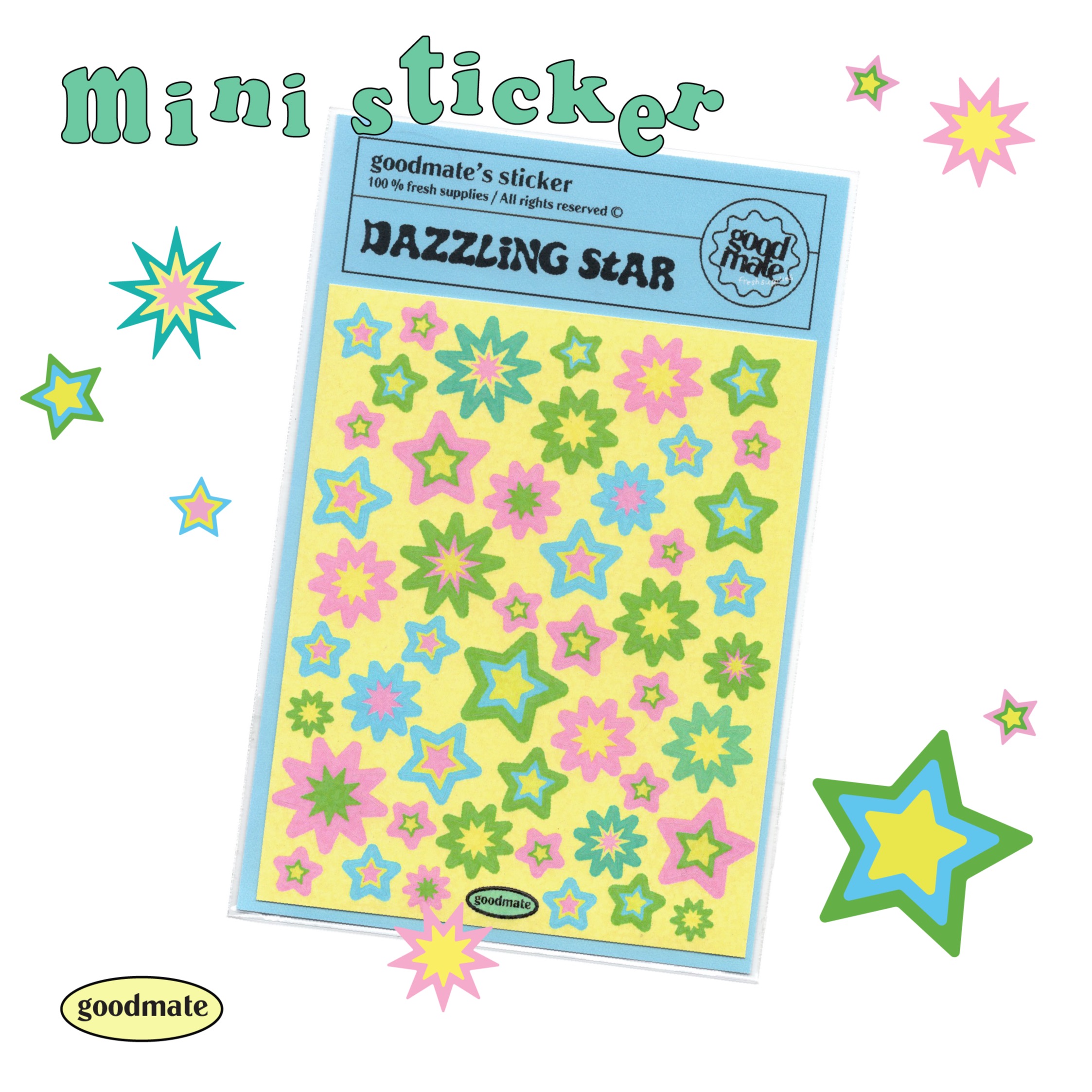 dazzling star : sticker
