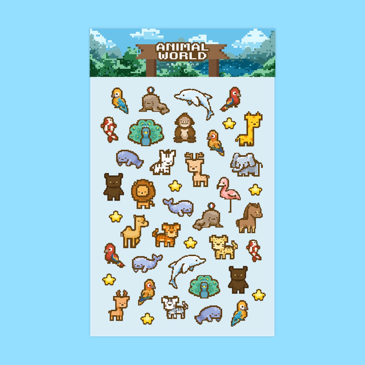 pixel zoo (transparent)