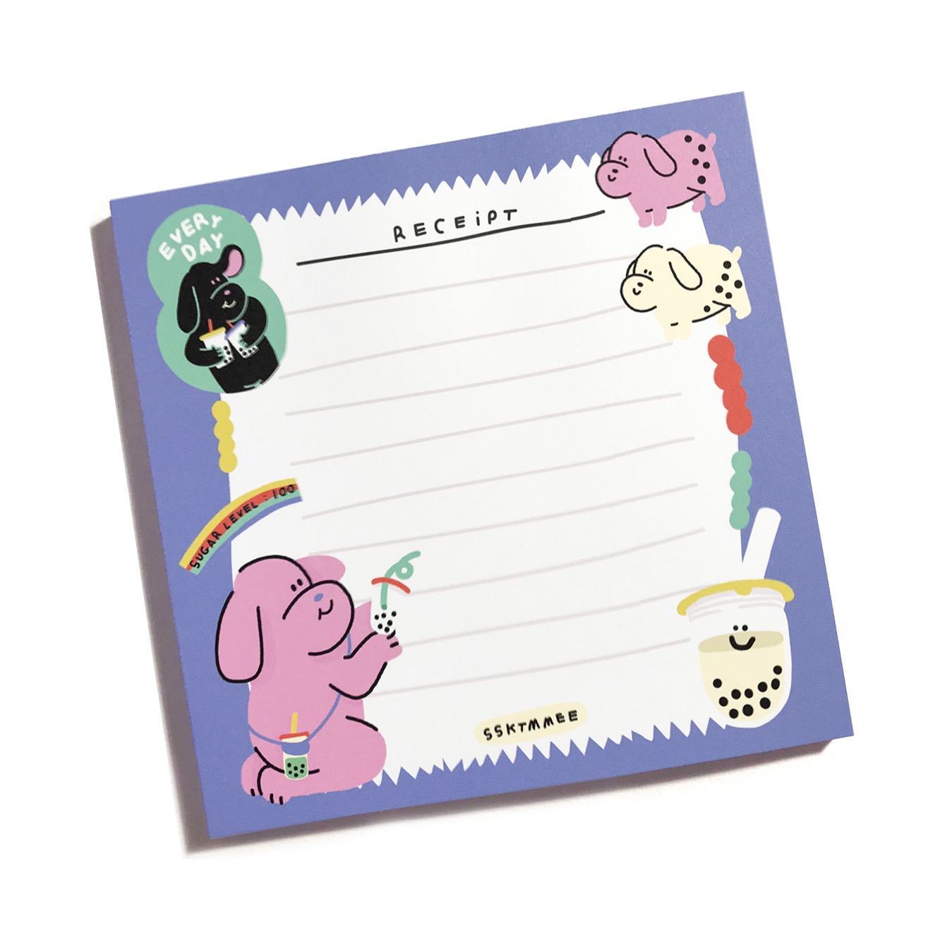 boba club memo pad